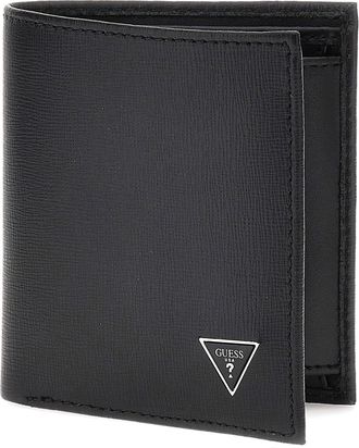 Guess Men MITO SML BLD W C PKT Wallet, Schwarz