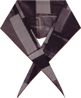 Ermenegildo Zegna Homme, Accessoires, Multicolore, Taille: ONE Size &Eacute;charpe au profil pointu