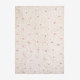 Sklum Sklum - Tapis en coton (170x120 cm) Jankiel Kids Rose Peonia