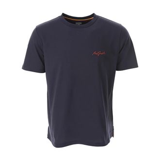 Paul Smith Schatten Logo besticktes T-Shirt - - Tops - Herren - Blau - M