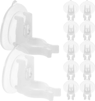 Valiclud Healeved 15 St&uuml;ck Transparente PVC Saugn&auml;pfe f&uuml;r LED Kerzenhalter im Wohnmobil und Fenster Wiederverwendbare Saugn&auml;pfe f&uuml;r Wandkerzen mit Langem Stab 