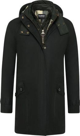 Barbour Damen-Wachsjacke Cannich mit abtrennbarer Kapuze in