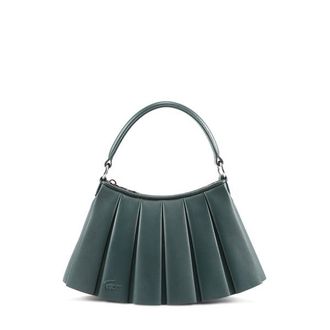 Lacoste Petit sac Lenglen pliss&eacute; en cuir