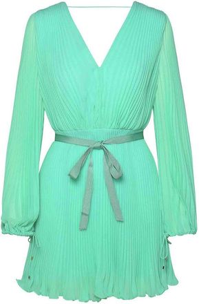 Max Mara Knielanges Kleid - Grün