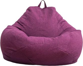 Dioche Gro&szlig;er Sitzsack-Stuhlbezug, Weich, Langlebig, Einfaches Design, f&uuml;r Innenliegen, Sofas, Ersatzbezug f&uuml;r Erwachsene, Wohnzimmer, Schlafzimmer, Stoffmat