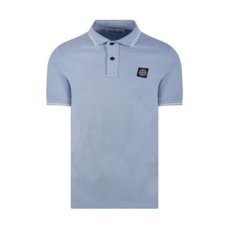 Stone Island Homme, Tops, Bleu, Taille: S S/S Polo Slim Fit