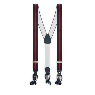 Au Printemps Paris Gestreifte Träger - Blau