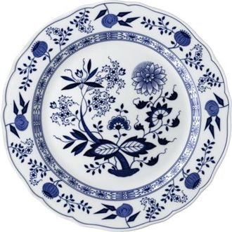 Hutschenreuther Blau Zwiebelmuster Platzteller m. Fahne 31 cm