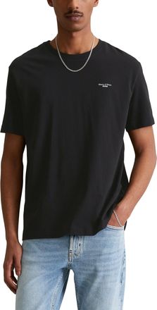 Marc O'Polo Denim Herren T-Shirt aus Bio-Baumwolle Regular Fit, Schwarz (Black), XL