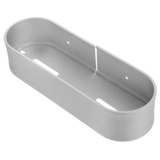 NUOBESTY Wandmontiertes Punch Freies Aluminium Badregal 283cm Silber mit Starker Tragf&auml;higkeit f&uuml;r Badezimmer und K&uuml;che