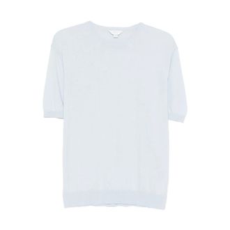 Malo Homme, Pulls, Bleu, Taille: XL T-shirt &agrave; col rond