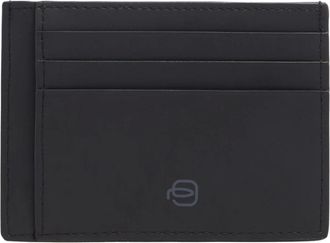 Piquadro unisex, Accessoires, Noir, Taille: ONE Size Porte-cartes de cr&eacute;dit fin