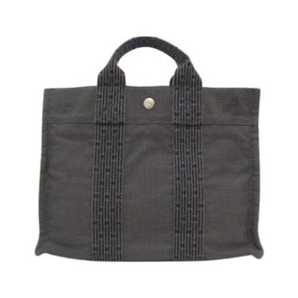 Herm&egrave;s Pre-owned Vintage Canvas Tote Bag - - Pre-owned - Damen - Schwarzk - ONE SIZE