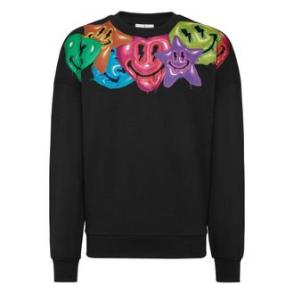 Philipp Plein Sweatshirt Smile - - Sweatshirts & Hoodies - Herren - Schwarzk - 3XL