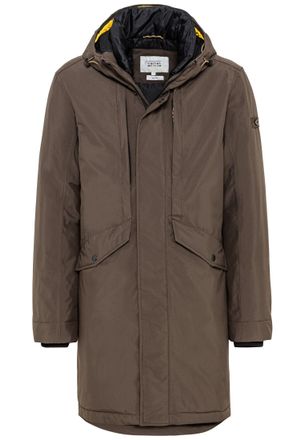Camel Active Herren 410324/8E75 Coat, Dark Brown, 60
