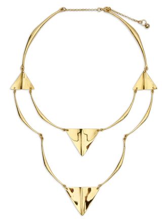 Isabel Marant collier &agrave; pendentif triangle Blair - Or