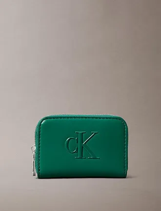 Calvin Klein Portefeuille zipp&eacute; &agrave; monogramme