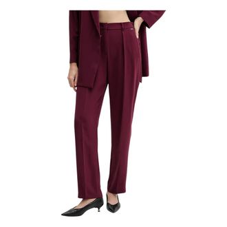 A|X Armani Exchange Pantalon Droit - Femme - Pantalons - Rouge - Taille: 38 FR