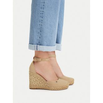 Tommy Hilfiger Espadrilles Tommy Hilfiger Wedge FW0FW09225 Beige
