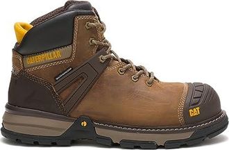 CAT Caterpillar Mens, Excavator Superlite Nano Toe Work Boot Dark Beige 8.5 W