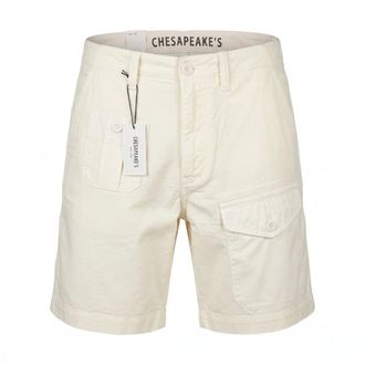 CHESAPEAKE'S Herren, Shorts, Wei&szlig;, W34Gr&ouml;&szlig;e