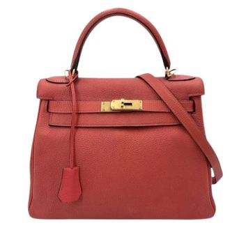 Herm&egrave;s Pre-owned Vintage Handtasche - - Pre-owned - Damen - Rot - ONE SIZE