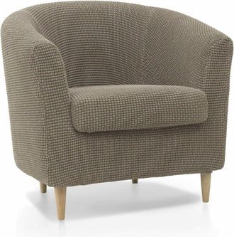 SofaSkins Sofabezug, super elastisch, Sofabezug, atmungsaktiv und langlebig, einfach anzubringen, Ma&szlig;e 60-90 cm, Leinen