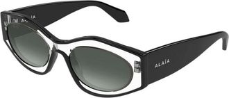 Alaia Femme, Accessoires, Gris, Taille: 55 MM Aa0093S 001 Lunettes de soleil