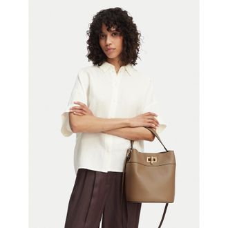 Furla Handtasche Furla Amelia M Bucket WB01953 HSF000 CN 4489S Braun