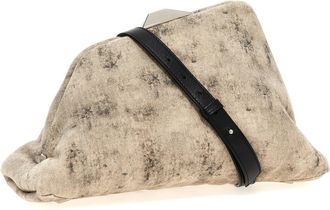 The Attico Quilted Nappa Leather Clutch - Beige