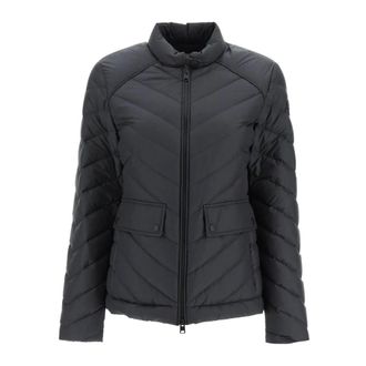Woolrich Chevron Steppjacke Leichte Daunenjacke - - Jackets - Damen - Schwarzk - XS