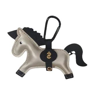 Generic Breloque pour sac &agrave; main en forme de cheval, porte-cl&eacute;s en cuir | &Eacute;l&eacute;gant pendentif pour sacs &agrave; main, sac &agrave; dos, portefeuille, Nouvel An, bagages daff