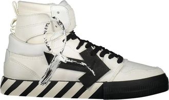Off-white baskets &agrave; breloque logo - Blanc
