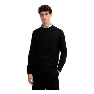 Joop Rundhals-Pullover - - Knitwear - Herren - Schwarzk - L