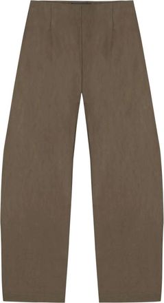 Cortana Femme, Pantalons, Brun, Taille: 38 FR Pantalon &agrave; taille haute et finition satin&eacute;e