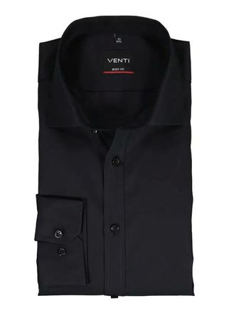 Venti Herren Hemd schwarz