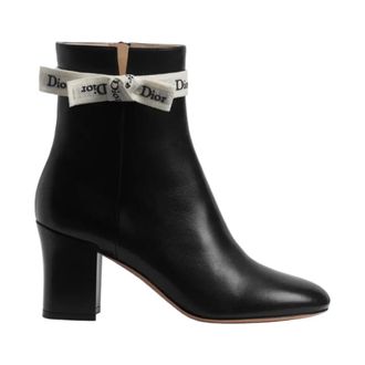 Dior Bottines &agrave; talons JAdior - Femme - Chaussures - Noir - Taille: 38 1/2 EU