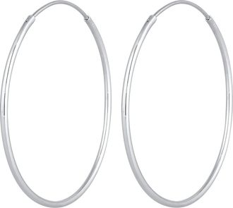 Elli Ohrringe Damen Creolen Basic Klassisch in 925 Sterling Silber