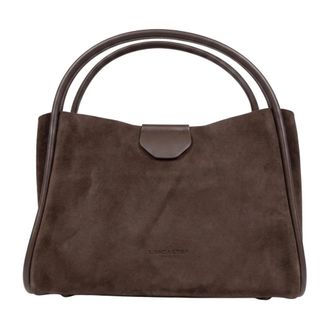 Lancaster Suede Ida Handtasche - - Bags - Damen - Braun - ONE SIZE