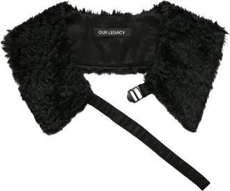 Our Legacy Col droit dentel&eacute; - unisex - Accessoires - Noir - Taille: ONE Size