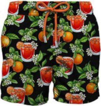 MC2 Saint Barth Homme, Maillots de bain, Multicolore, Taille: M Maillot de bain homme Gustavia avec impression int&eacute;grale