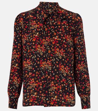 Gucci Blouse en soie &agrave; imprim&eacute; floral