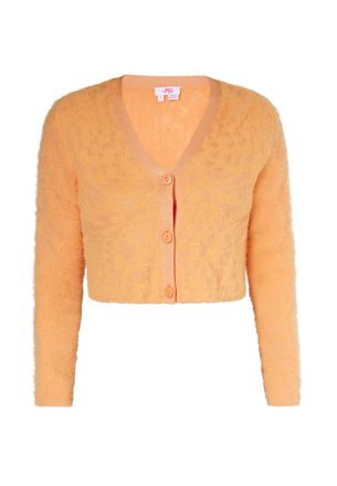 Mymo Strickjacke Damen orange