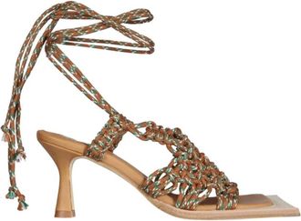 Miista Femme, Chaussures, Brun, Taille: 37 EU Sandales &agrave; Talons Hauts