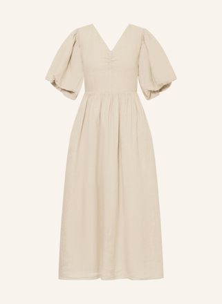 Mrs & Hugs Mrs & Hugs Leinenkleid beige