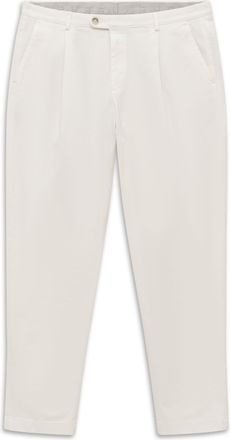 Bugatti Herren Bundfaltenhose aus Baumwoll-Stretch