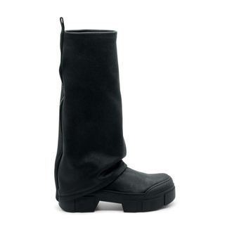 Vic Mati&eacute; Femme, Chaussures, Noir, Taille: 38 EU Bottes Tube Roccia Noires