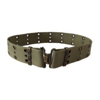 Ermanno Scervino Canvas Belt Military Style Antique Buckle - - Accessories - Damen - Gr&uuml;n - ONE SIZE