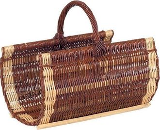 Aubry Gaspard Aubry Gaspard - Panier à bûches en osier brut et écorcé