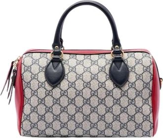 Gucci Pre-owned Vintage Canvas Satchel - - Pre-owned - Damen - Beige - ONE SIZE